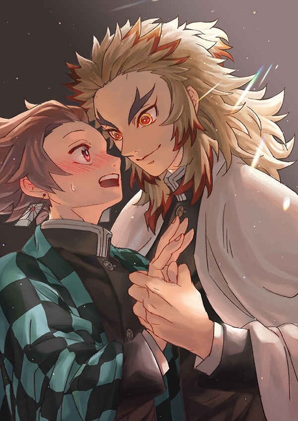 Yaoi Demon Slayer Rengoku Tanjiro Doujinshi Art Illustration RenTan ...