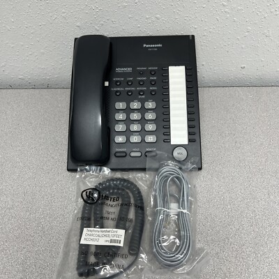 Panasonic KX-T7750 Non Display Phone (Black) Business Telephone ...
