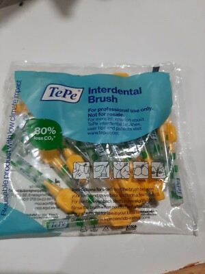 TePe 112450 Interdental Brushes,Size 4 - Yellow - 25 Count ...