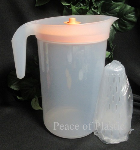 Tupperware New Pitcher with Infuser 1 Gallon Push Button Seal | eBay