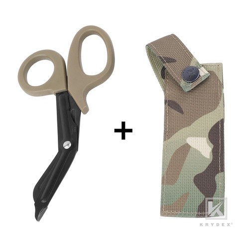 KRYDEX Medical Shears Pouch Tactical Scissor Sheath MOLLE Hand Pouch w ...