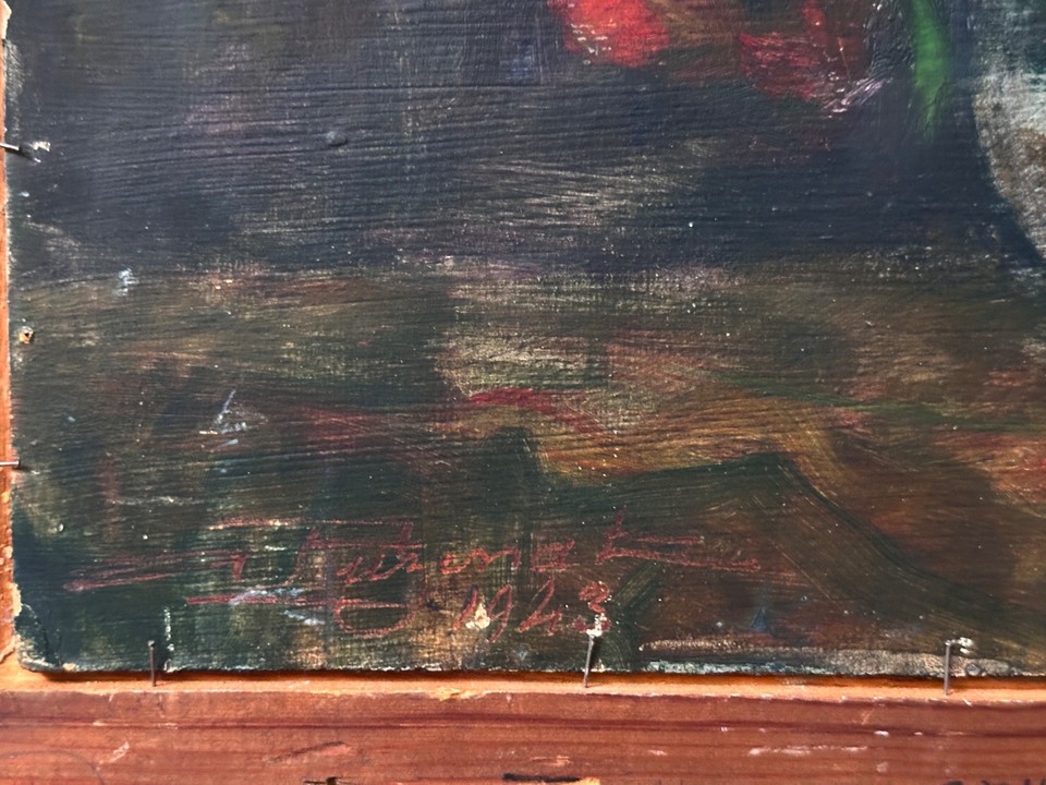 Tableau Le Verger Du Curé Bouquet De Fleurs VAUMAS ALLIER ANTONIN ...