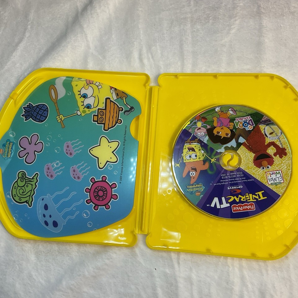 Vintage Fisher Price InteracTV 4 Interactive TV Games Dora, Barney ...