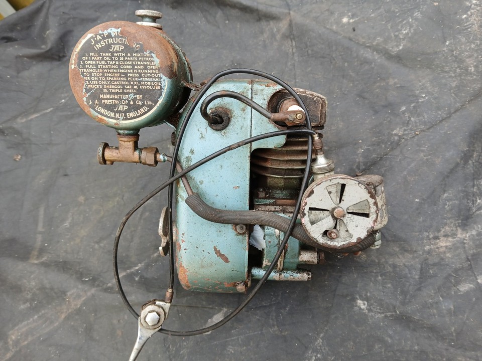 Vintage JAP 2 Stroke Engine Unit, 1950's | eBay