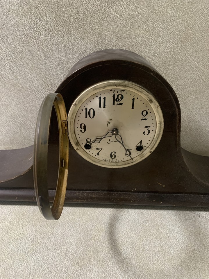 Antique Sessions Parlor Kitchen Mantle Clock with chime No. 8367 (21.5 ...