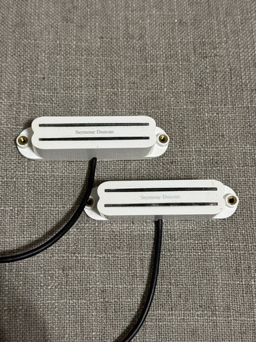 Seymour Duncan SHR-1b Hot Rails Strat Bridge Pickup 2010s - White (SET ...