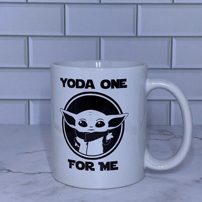 Yoda One For Me 11oz Mug - Coffee Mug Tea Cup - Star Wars Baby Yoda ...