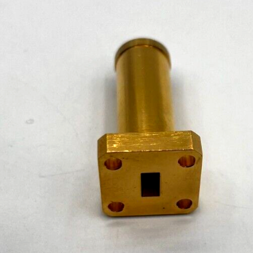 WR-28 Rectangular Waveguide to Circular Wave Open to Probe Antenna Gold ...