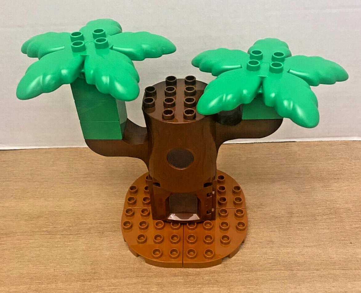 Lego Duplo Tree Forest House Branches Palm Leaves House Door NEW Lot ...