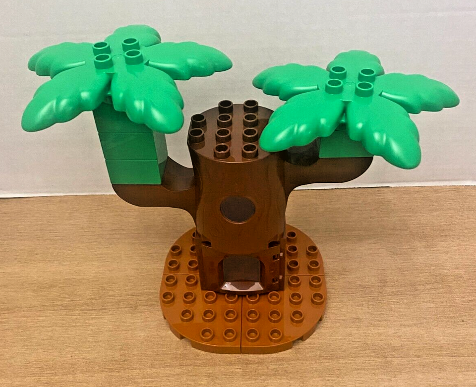 Lego Duplo Tree Forest House Branches Palm Leaves House Door NEW Lot ...