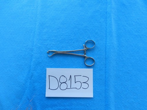 D8153 Zimmer Surgical Hooked Orthopedic Clamp Forceps 13cm Overall ...