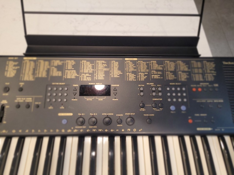 Technics KN470 Keyboard Workstation with Case, Pedal & Power Supply | eBay