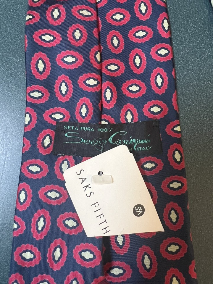 Men’s Italian Tie By Sergio Made In Italy Dress Up Wedding Work Event ...