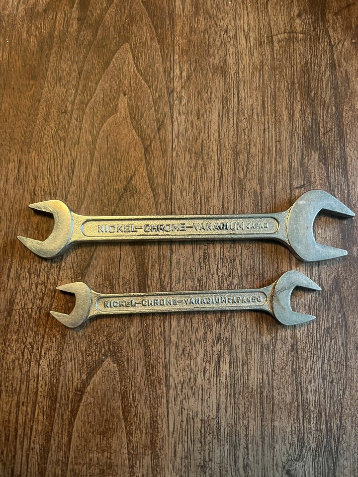 Clean Vintage Toyota Motor Open End Wrenches 10mm & 12mm and 14mm ...