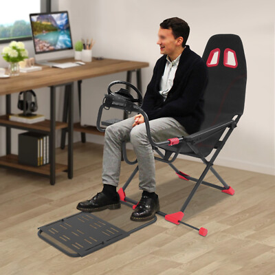 Foldable Racing Simulator Cockpit Adjustable Simulator Racing Cockpit ...