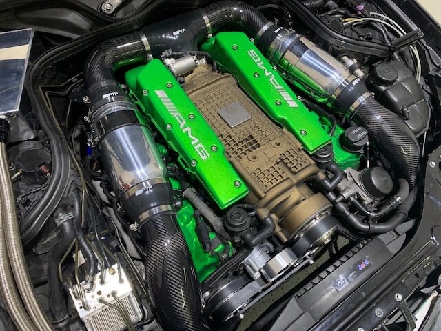 Mercedes Benz E55 AMG CLS55 AMG Carbon Fiber Intake System M113K IN ...