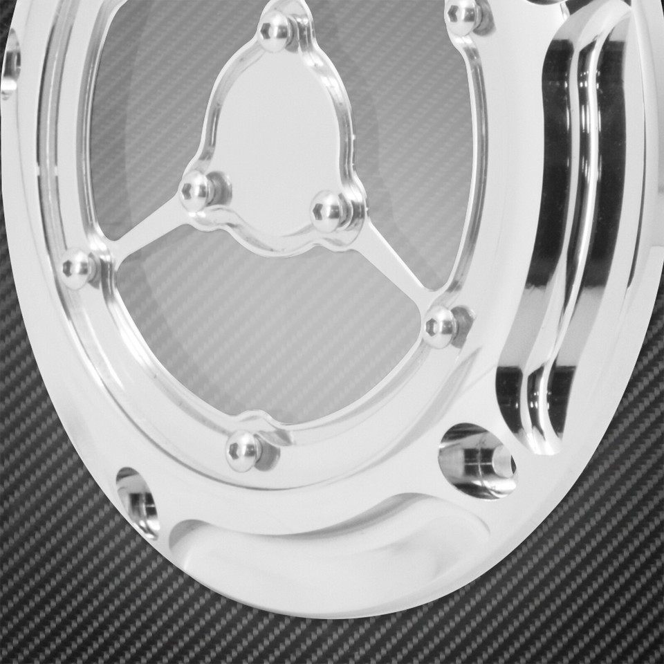 Aluminum Chrome Derby Cover Fit For Harley Softail 2018-up FXDR ...