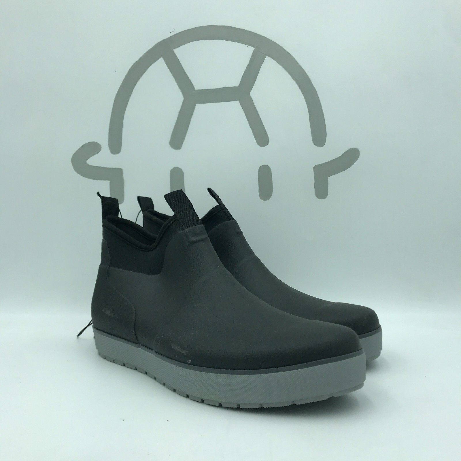 Staheekum Men's Rain Boots Black Heavy Duty Slip Resistant Waterproof ...