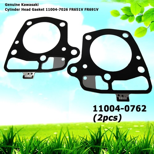 2 Genuine Kawasaki 11004-0762 Cylinder Head Gasket 11004-7026 FR651V ...