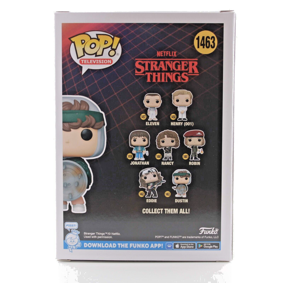 Funko POP! 1463 Stranger Things Season 4 Dustin with Shield Vinyl ...