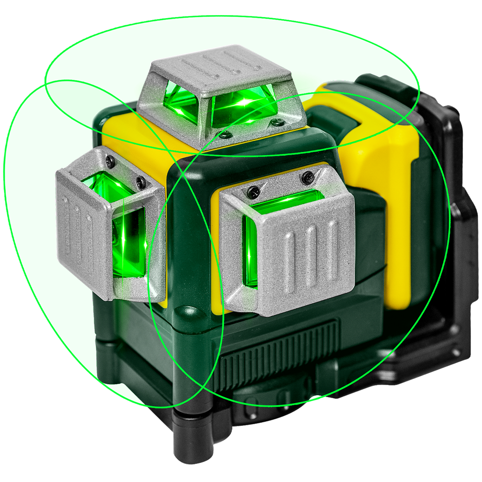 12V Green Line 3 x 360 Laser Level Laser + battery + charger | eBay