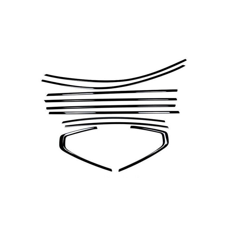 For Volvo XC60 2018-2024 Black Exterior Window Molding Strip Sill Cover ...