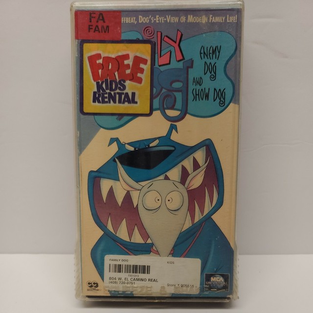 Family Dog - Enemy Dog/Show Dog (VHS, 1994) for sale online | eBay