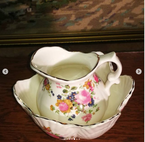 P. MacDonald Leicester Fine Bone China Porcelain Small Jug And Picther ...