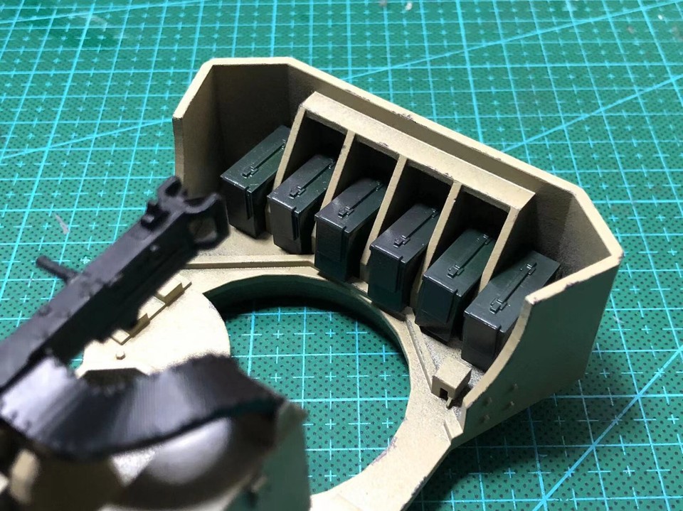 Custom kit 1:16 turret weapon station for TRUMPETER TORRO M-ATV MRAP ...