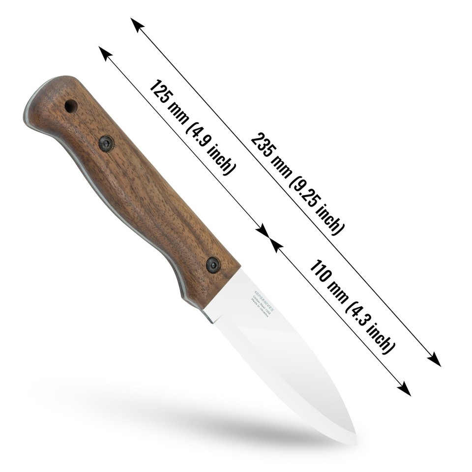 BPS Knives B1 CSH - Fixed Blade Outdoor Bushcraft Knife - Carbon Steel ...