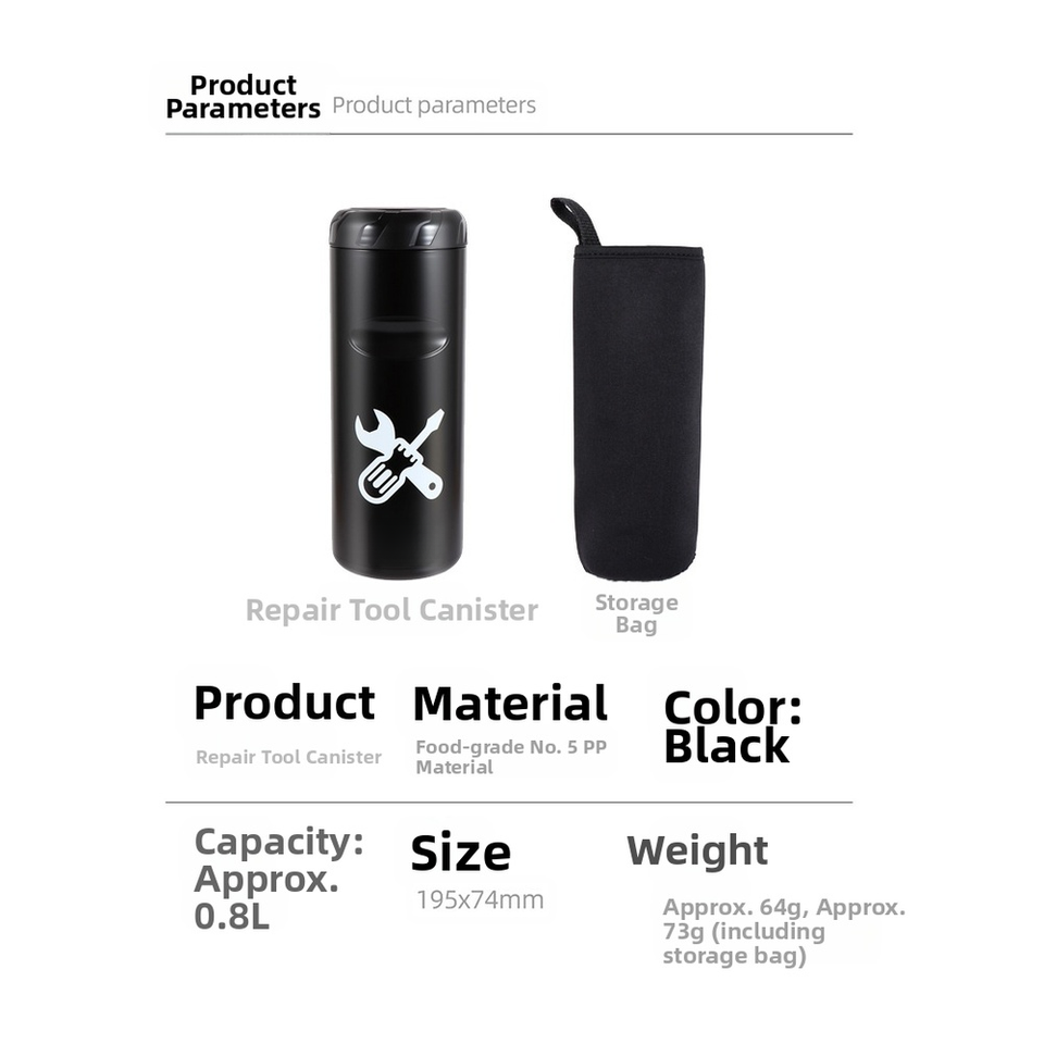 Large Hard Shell Bike Tool Storage Container for Repair and Maintenance ...