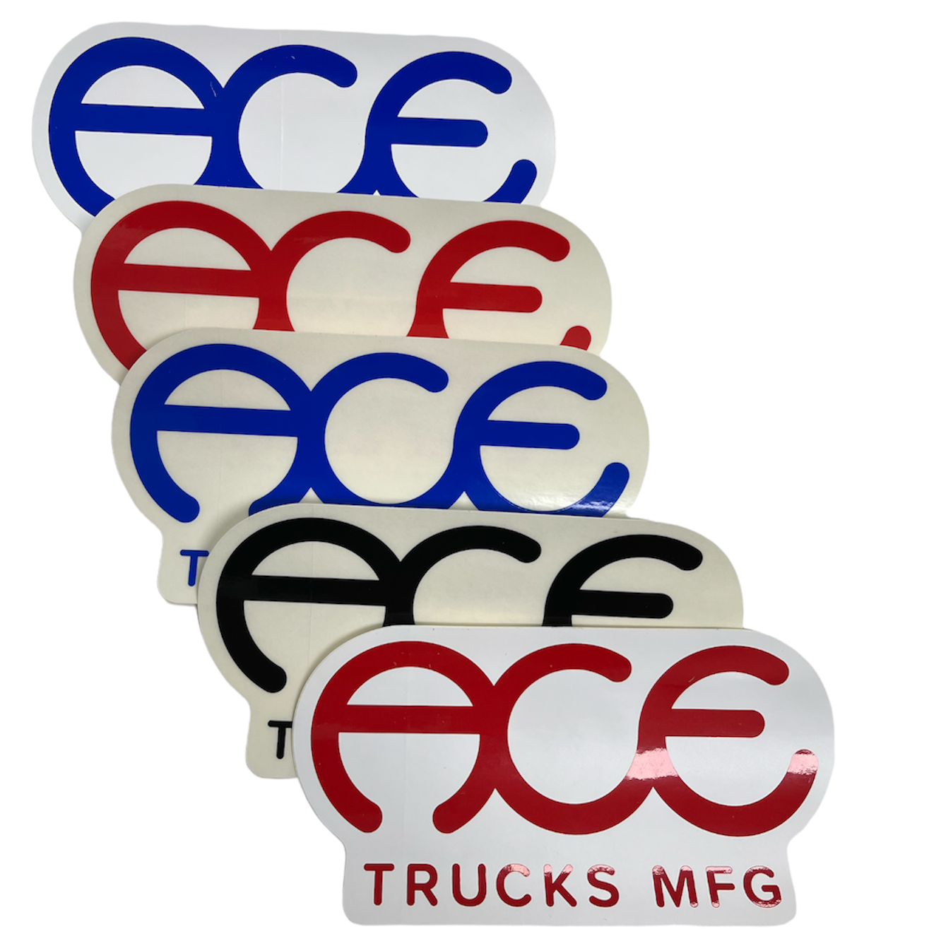 Ace Sticker 5 Pack 6" ACE Rings Trucks MFG (5 Pack) | eBay