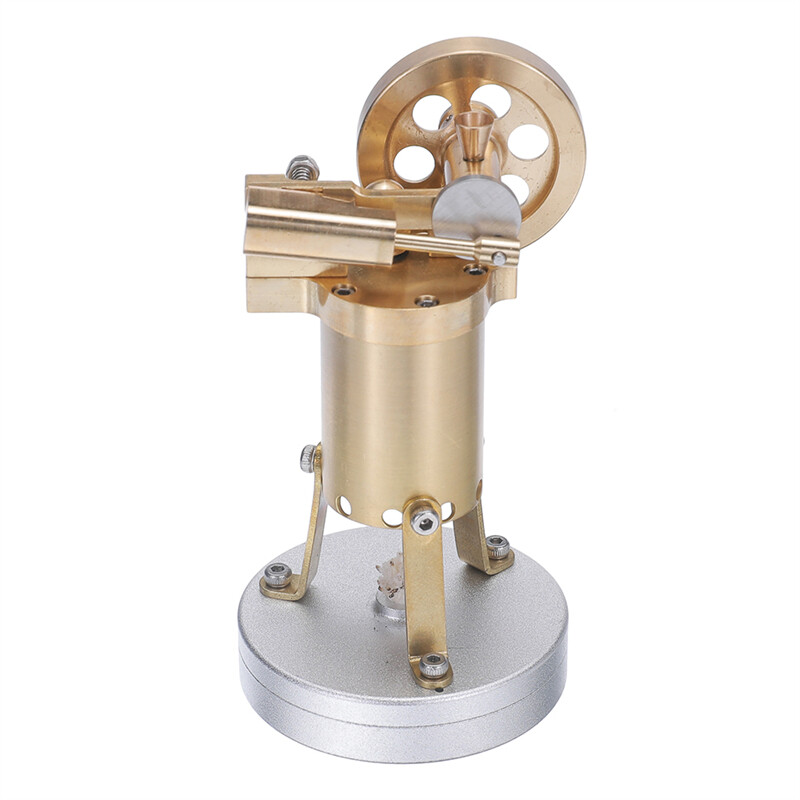 ENGINEDIY S06 Mini Retro Vertical Brass Steam Engine Model Toy | eBay