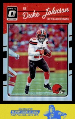 2016 Donruss Optic Duke Johnson Holo #24 Cleveland Browns | eBay