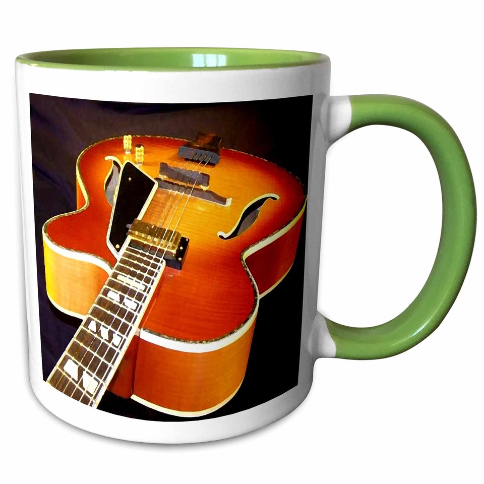 3dRose Jazz Guitar Mug | eBay