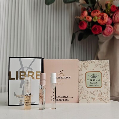 3 New Eau de Parfum SpraySamples: My Burberry Blush, YSL Libre, Tocca Giulietta | eBay