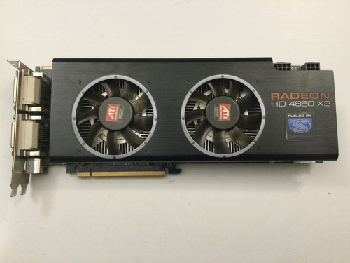Sapphire AMD ATI Radeon HD 4850 X2 2GB GDDR3 PCIe Graphics Video Card ...