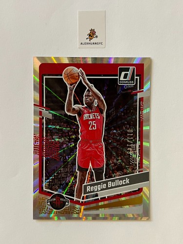 2023-24 Panini Donruss Reggie Bullock - Houston Rockets Laser Holo 011/ ...