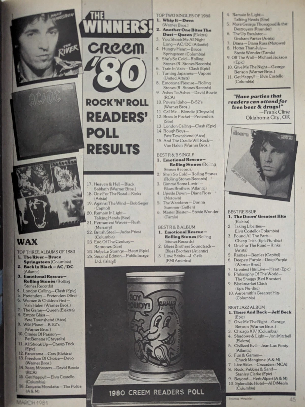 1980: Top 15 albums | Page 7 | Steve Hoffman Music Forums