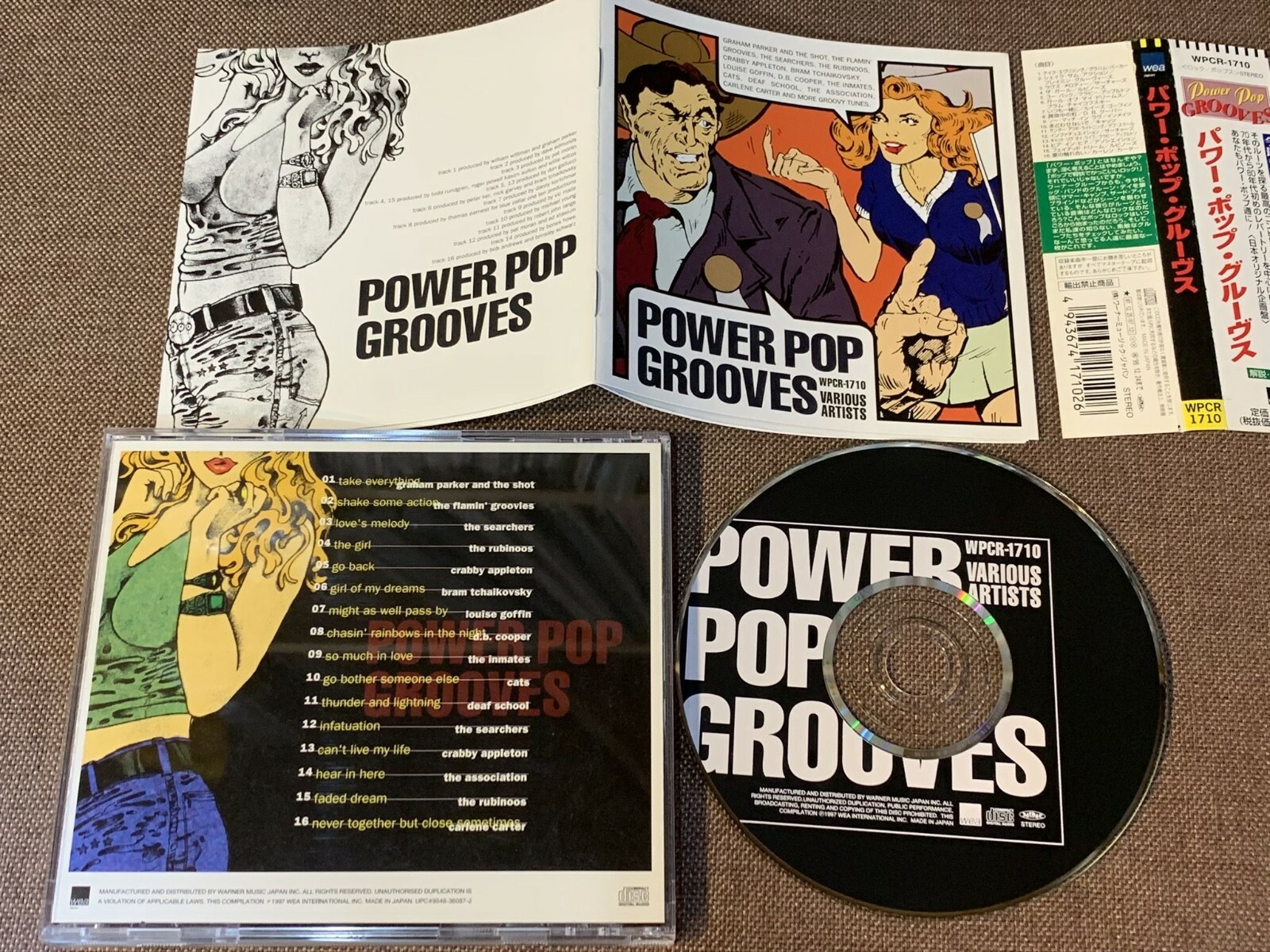POWER POP GROOVES V.A. JAPAN-ONLY CD WPCR-1710 w/ OBI Rubinoos The ...