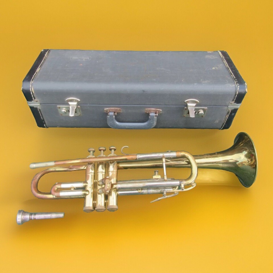 Vintage TRUMPET with Case Signed BESSON 2-20 | eBay