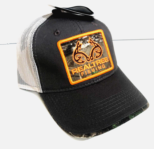 NEW CAMO REALTREE HAT Fishing Hunting Orange Camouflage Adjustable ...