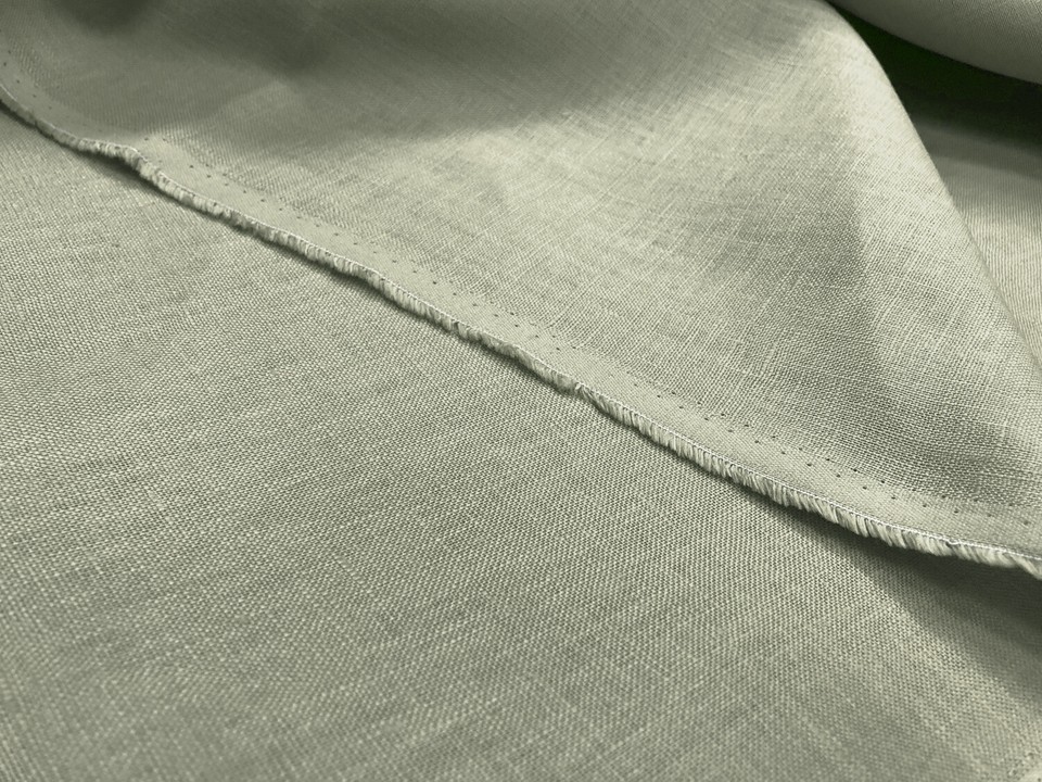 Pure Linen Fabric 100% Natural Material Vintage Dressmaking Fashion ...