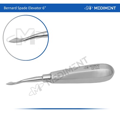 Dental Surgery Elevator Bernard Spade 6'' Length Root Extraction, Teeth ...