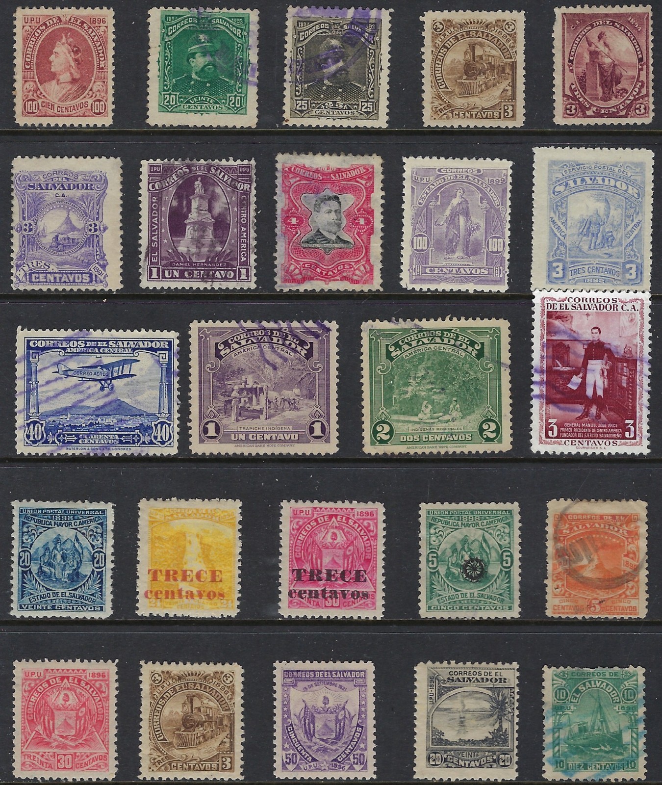 Nice Older Stamps from El Salvador........34R .........H-130 | eBay UK