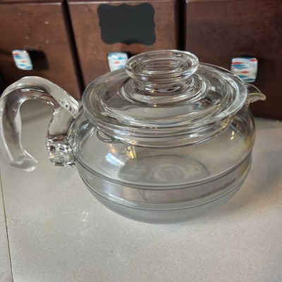 Pyrex "Flameware" 6 Cup Teapot & Lid 8336 / 8446 / 7756 - Excellent ...