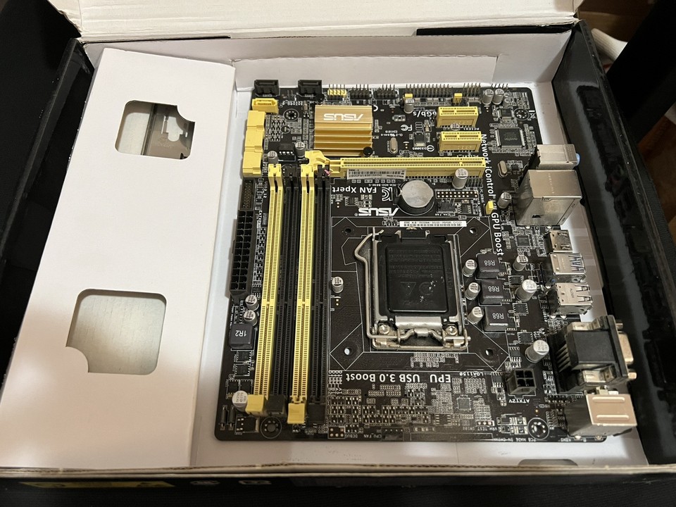 ASUS B85M-G R2.0 HDMI LGA1150 DDR3 mATX Desktop Motherboard USB 3.0 w ...
