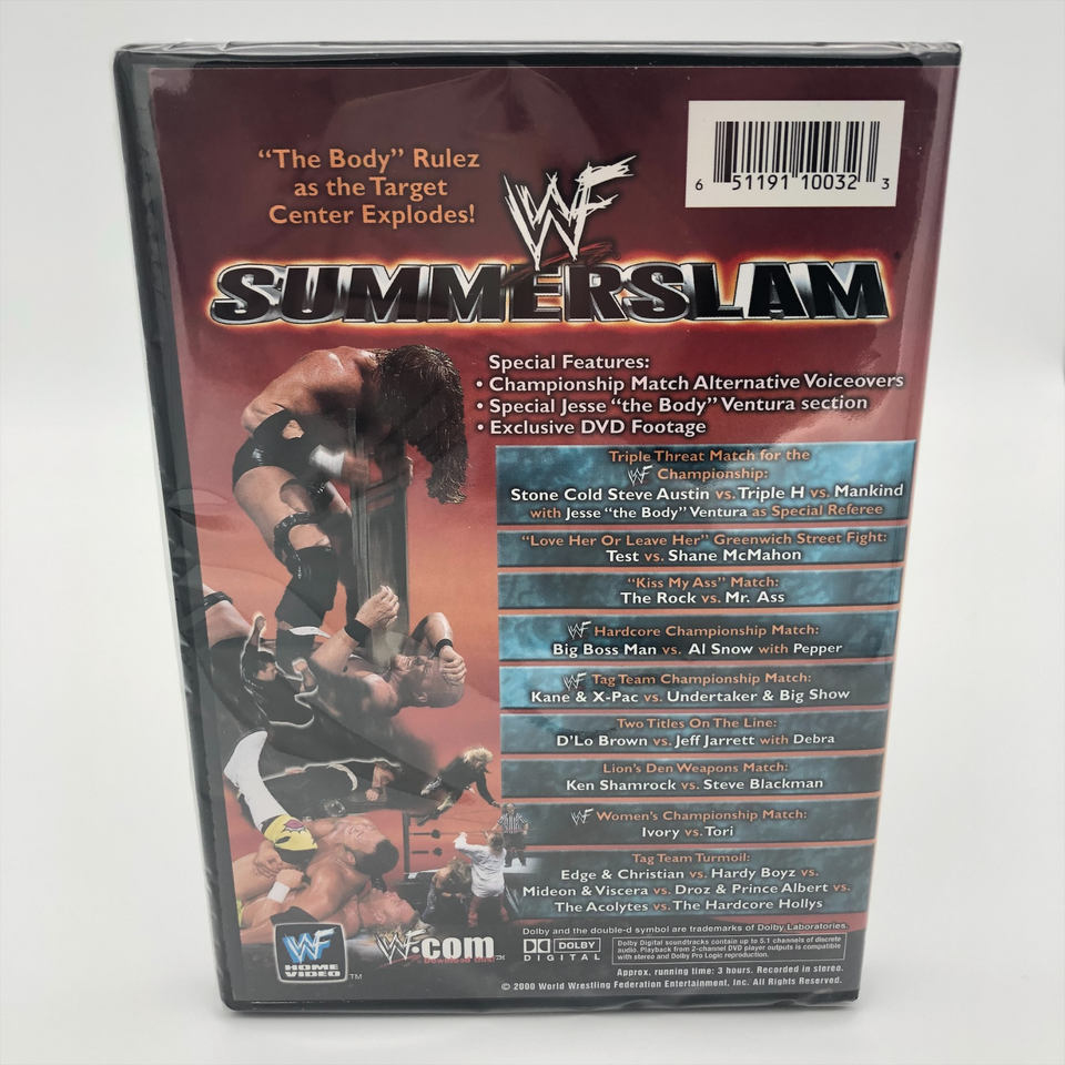 WWF - Summerslam 99 (DVD, 2000) 651191100323 | eBay