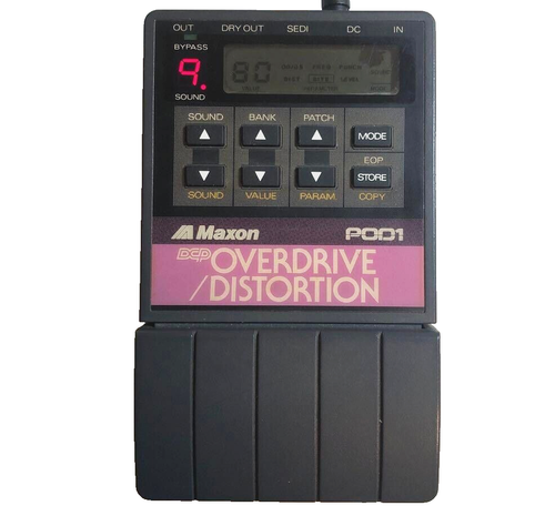 MAXON POD1 DCP Overdrive / Distortion Made in Japan Tested Main unit ...