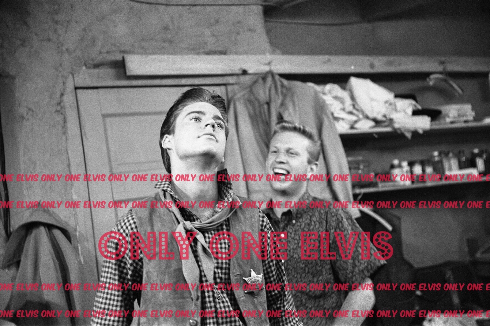 1959 RICKY NELSON on set Photo Teen Idol in RIO BRAVO Western COWBOY ...